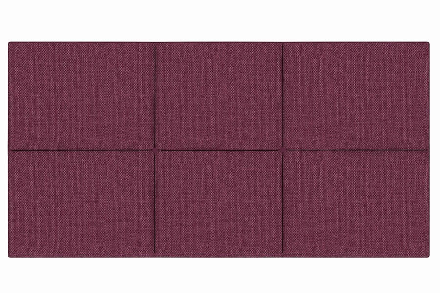 Linosa 2'9'' Conti Single Contract Fabric Headboard - Square Panelling ...